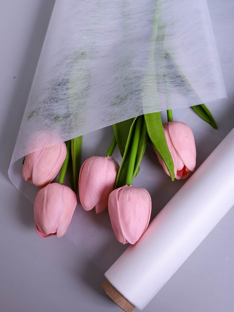 Лавсан упаковочный влагостойкий материал 23г 57.5см *10м белый